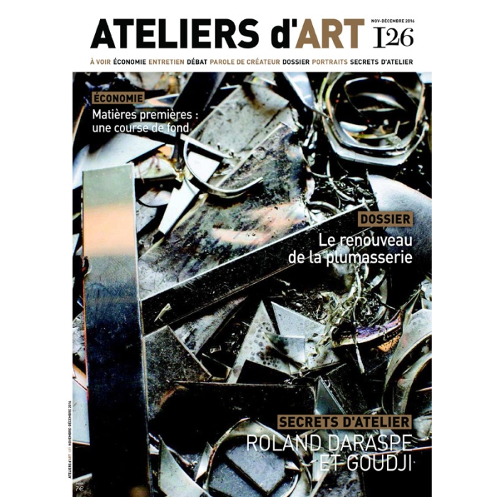 Magazine Ateliers d'Art N°126 numérique - Editions Ateliers d'Art de France